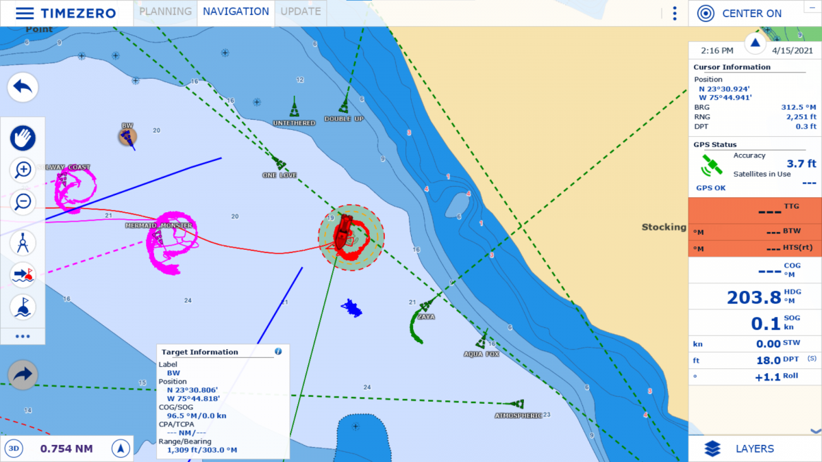 TimeZero, Raymarine, Garmin... and which is best! - Explorking