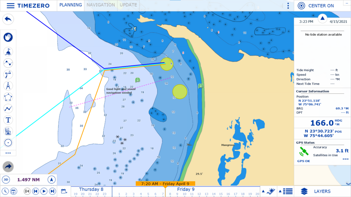 TimeZero, Raymarine, Garmin... and which is best! - Explorking
